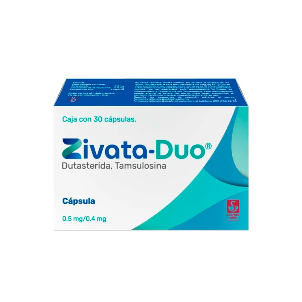 Zivata – Duo 0.5/0.4Mg 30 Caps | Circulo de la Salud